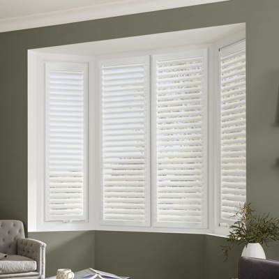 Cotton White Perfect Fit Shutter - Everyday Blinds